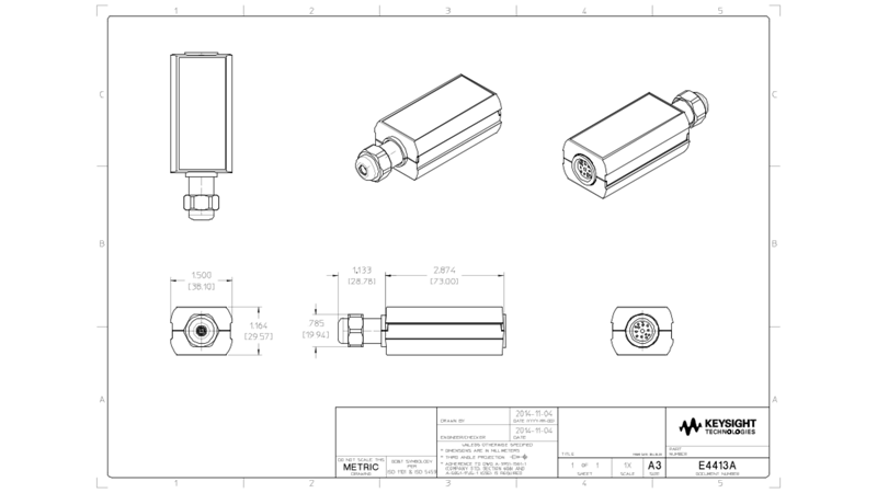 E4413A 宽动态范围功率传感器、E系列 | Keysight